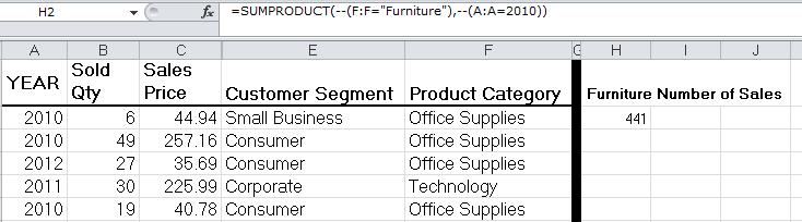 Sumproduct Excels Most Powerful Function Crispexcel Training 5744