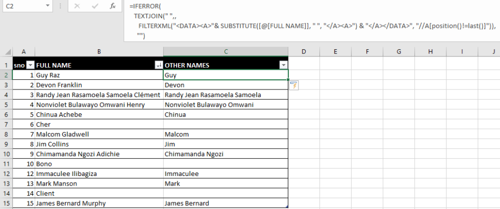 Extracting the Last Word In Excel - CrispExcel Training & Consulting